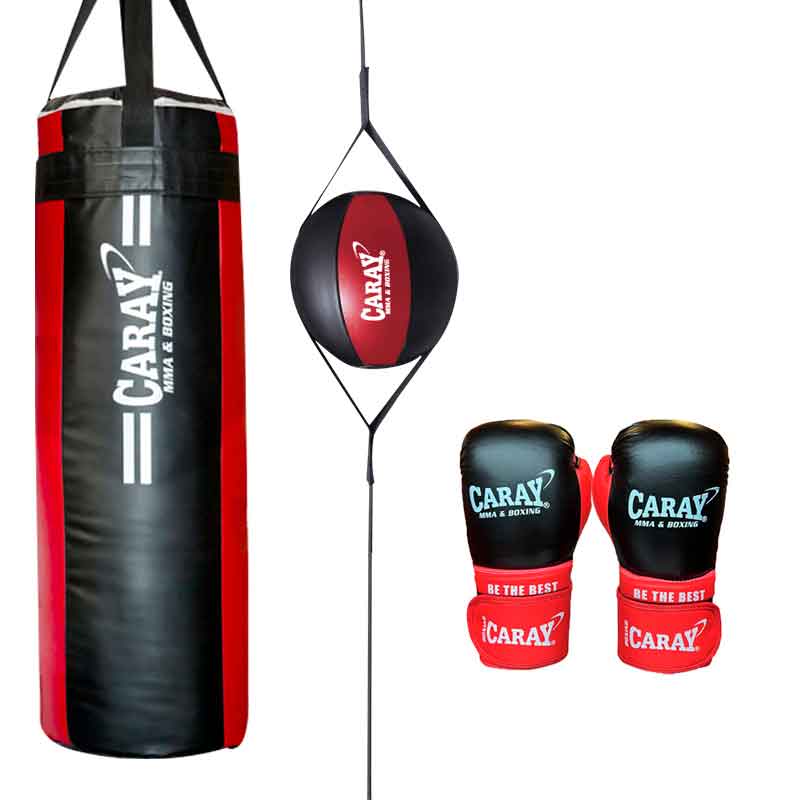 ATHON KIT: Professional Boxing Bag + Elite Boxing Gloves + Crazy Bag ...